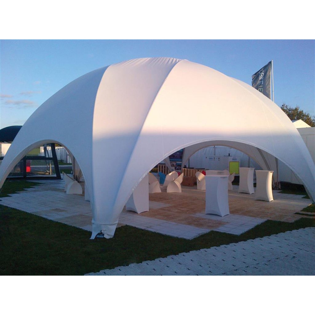 BUBBLE Hexadome M - komplett med takduk, vit - Zederkof